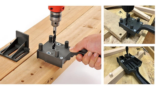 Doweling Jig, Pocket Hole Jig, woodworking tools, magnetic tools, power ...